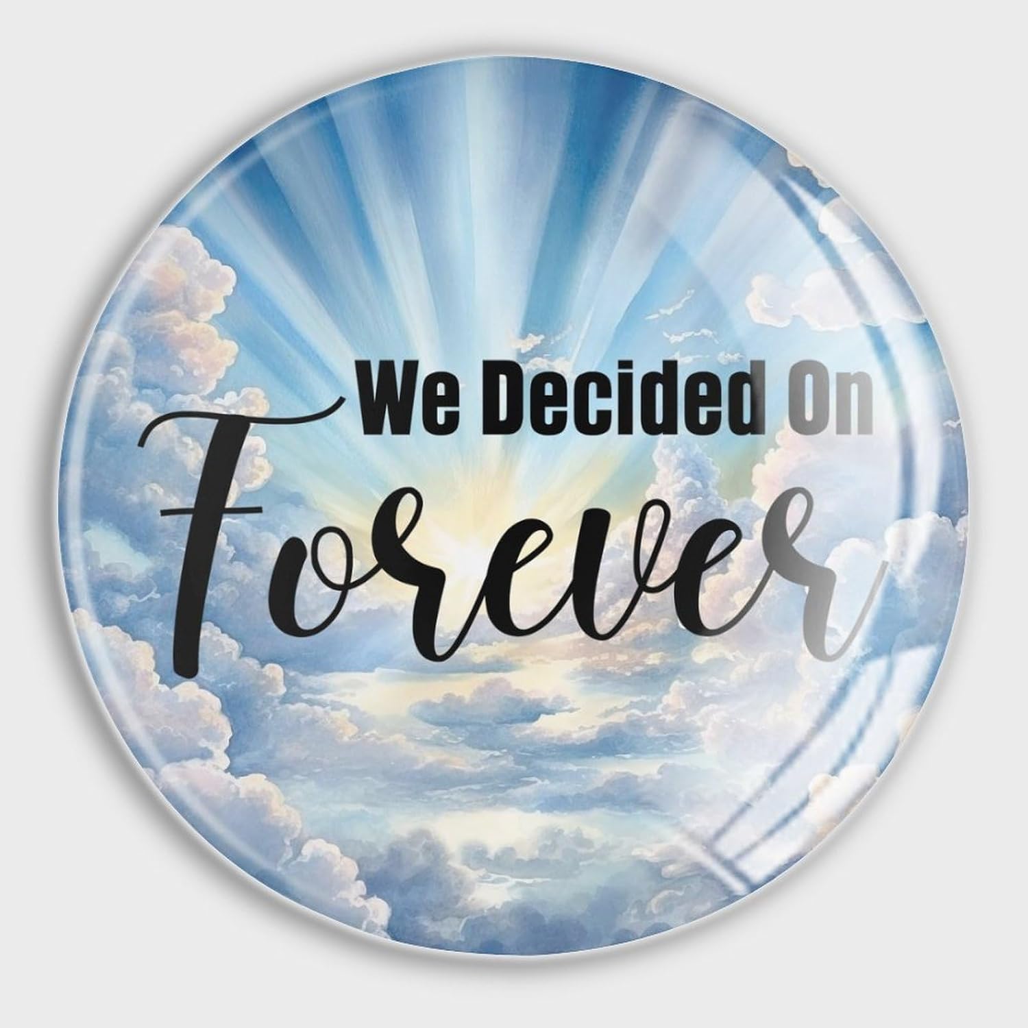 Amazon.com: We Decided On Forever Magnets Refrigerator Magnets for ...