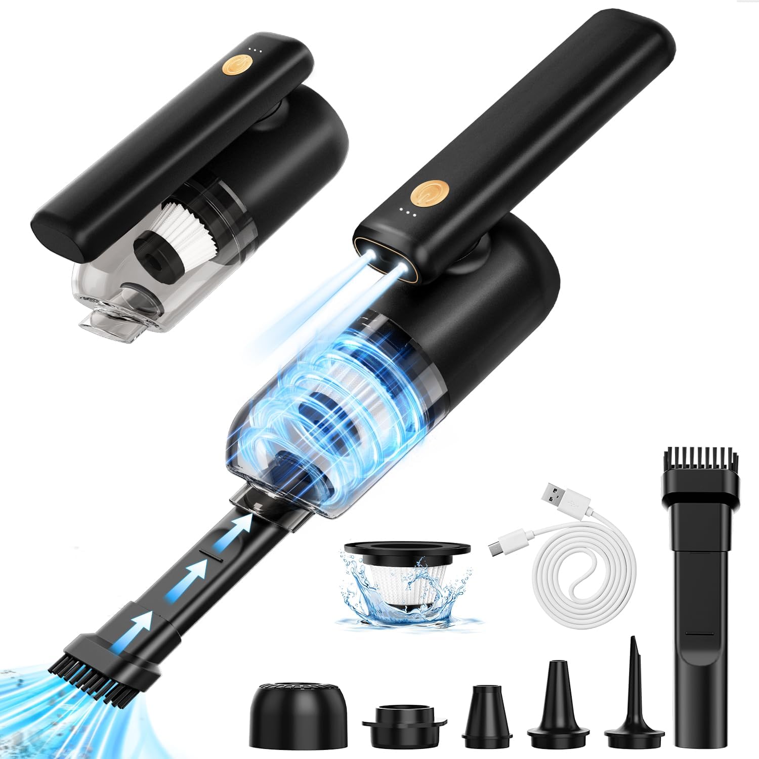 Amazon.com - INCAFLINT Handheld Car Vacuum Cleaner, Wireless Handheld ...