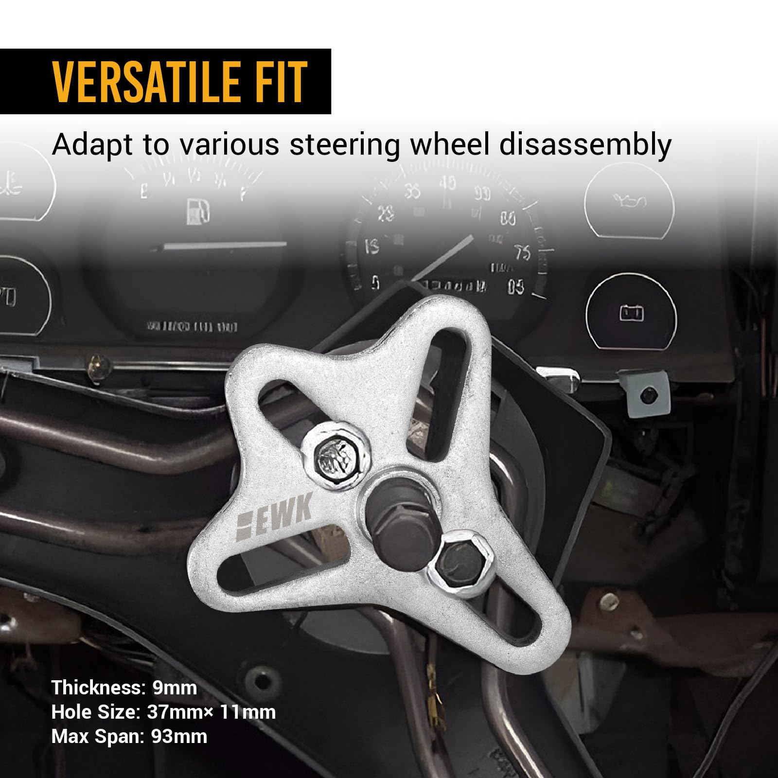 Snapklik.com : 51 Pcs Harmonic Balancer Puller Set, Steering Wheel ...
