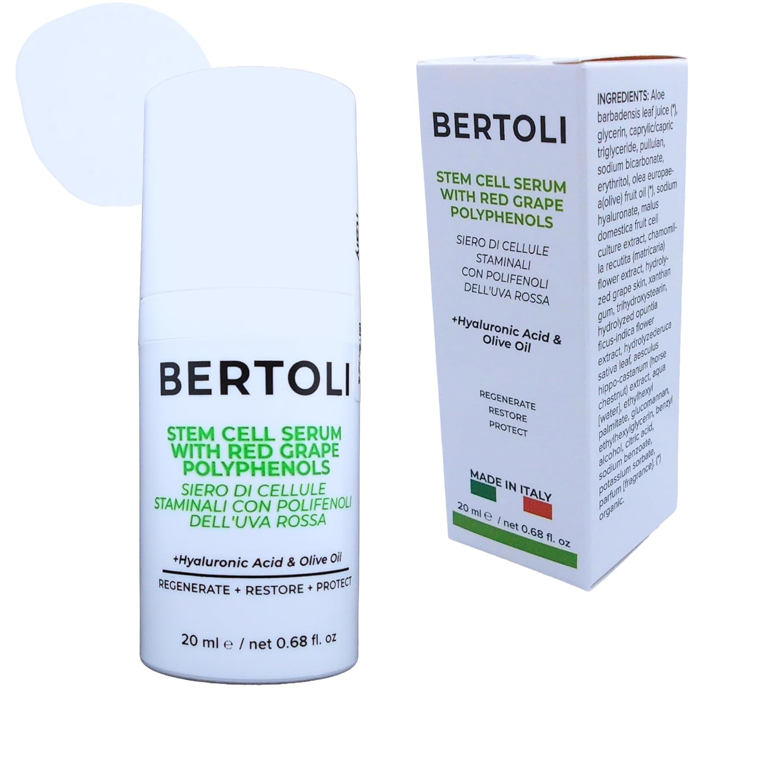 Amazon.com: BERTOLI Apple Stem Cell Serum – Skin Regeneration, Remedy ...