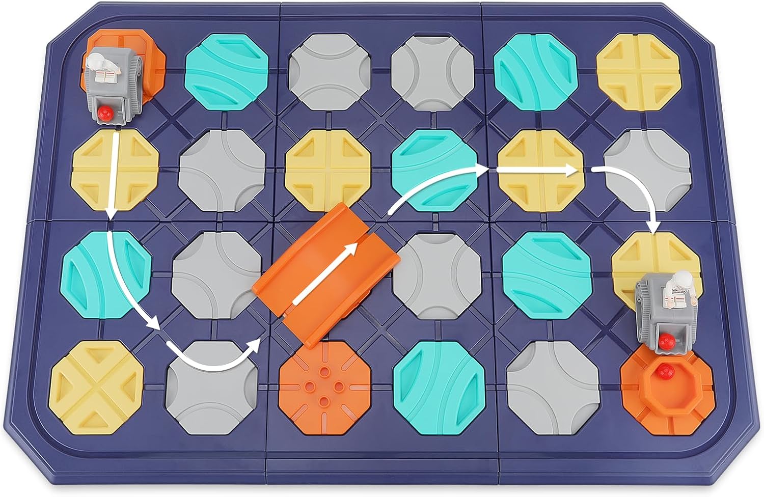 Amazon.com: Eilsorrn Education Stem Board Game Puzzle Road Builder ...