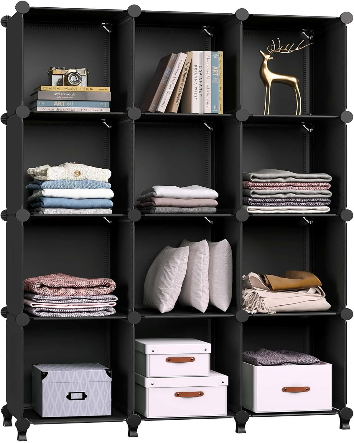 Amazon.com: GKYZBB Book Shelf,12cube Storage Organizer,DIY Bookcase ...