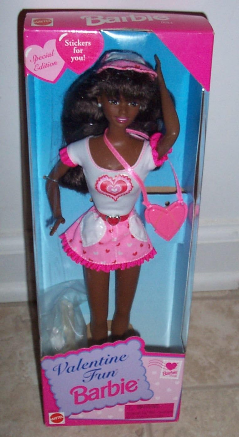 Amazon.com: Barbie 1996 Valentine Fun Ethnic Doll Item # 16313 by ...