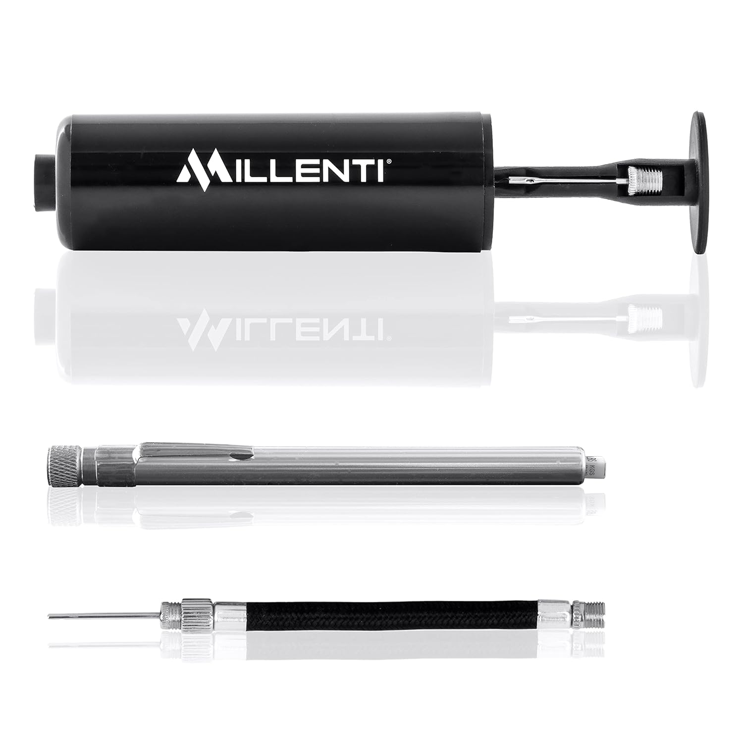Buy Millenti Ball Pump-Kit with Pressure Gauge - 2 Hand-Air-Pump ...