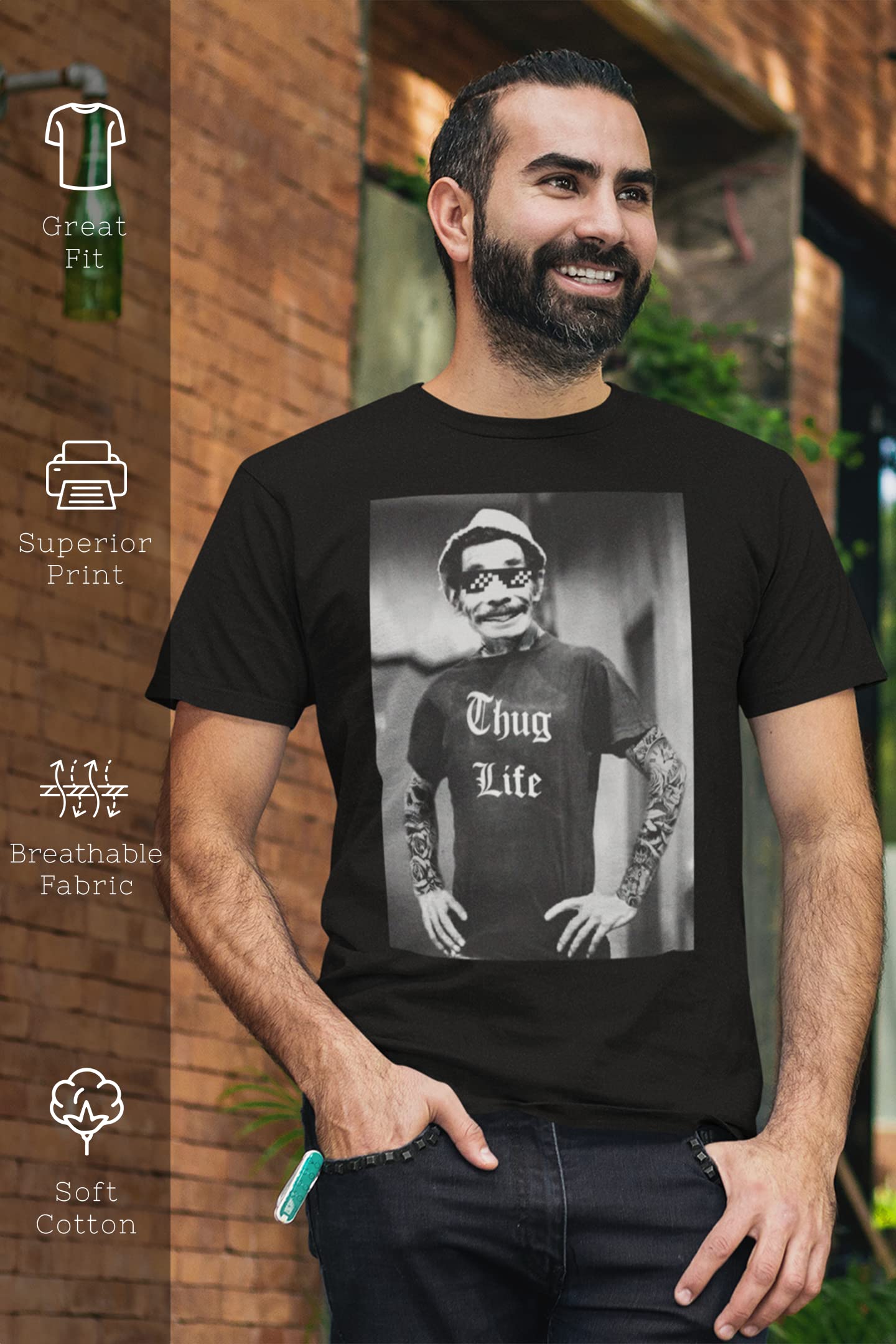 ShirtBANC Don Ramon Thug Life...B01LVVYEW5 | Encarguelo.com