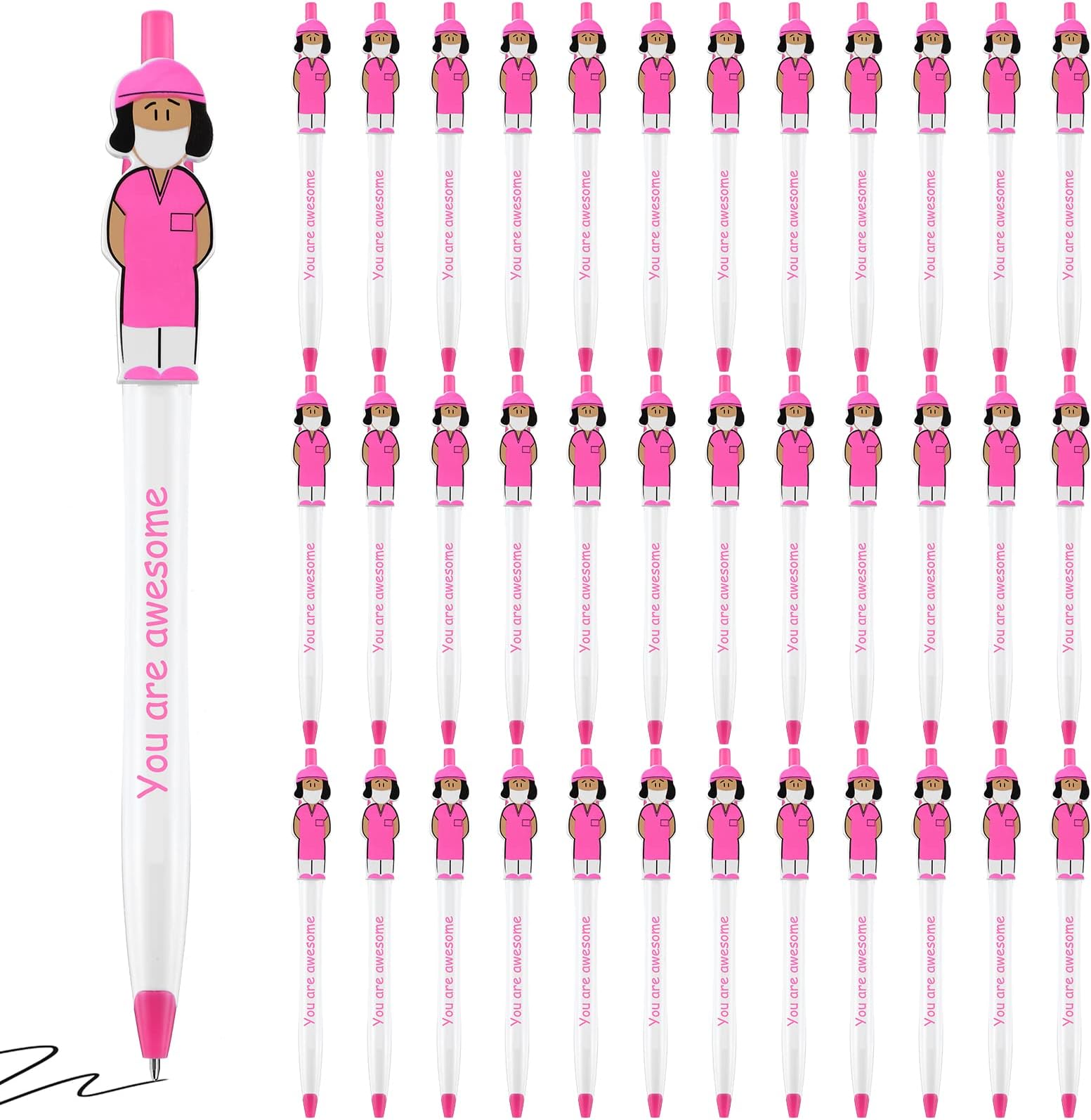 Amazon.com : Kosiz 36 Pcs Cute Nurse Pens Appreciation Gifts ...