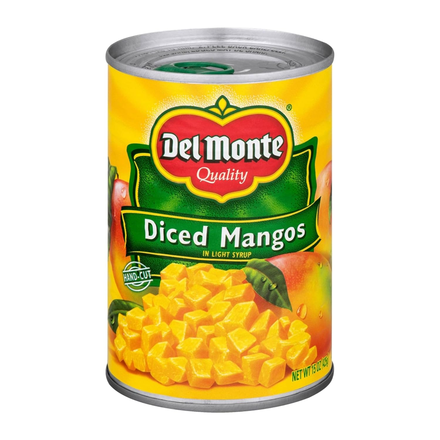 Amazon.com: Del Monte Canned Diced Mangos in Extra Light Syrup, 15 ...