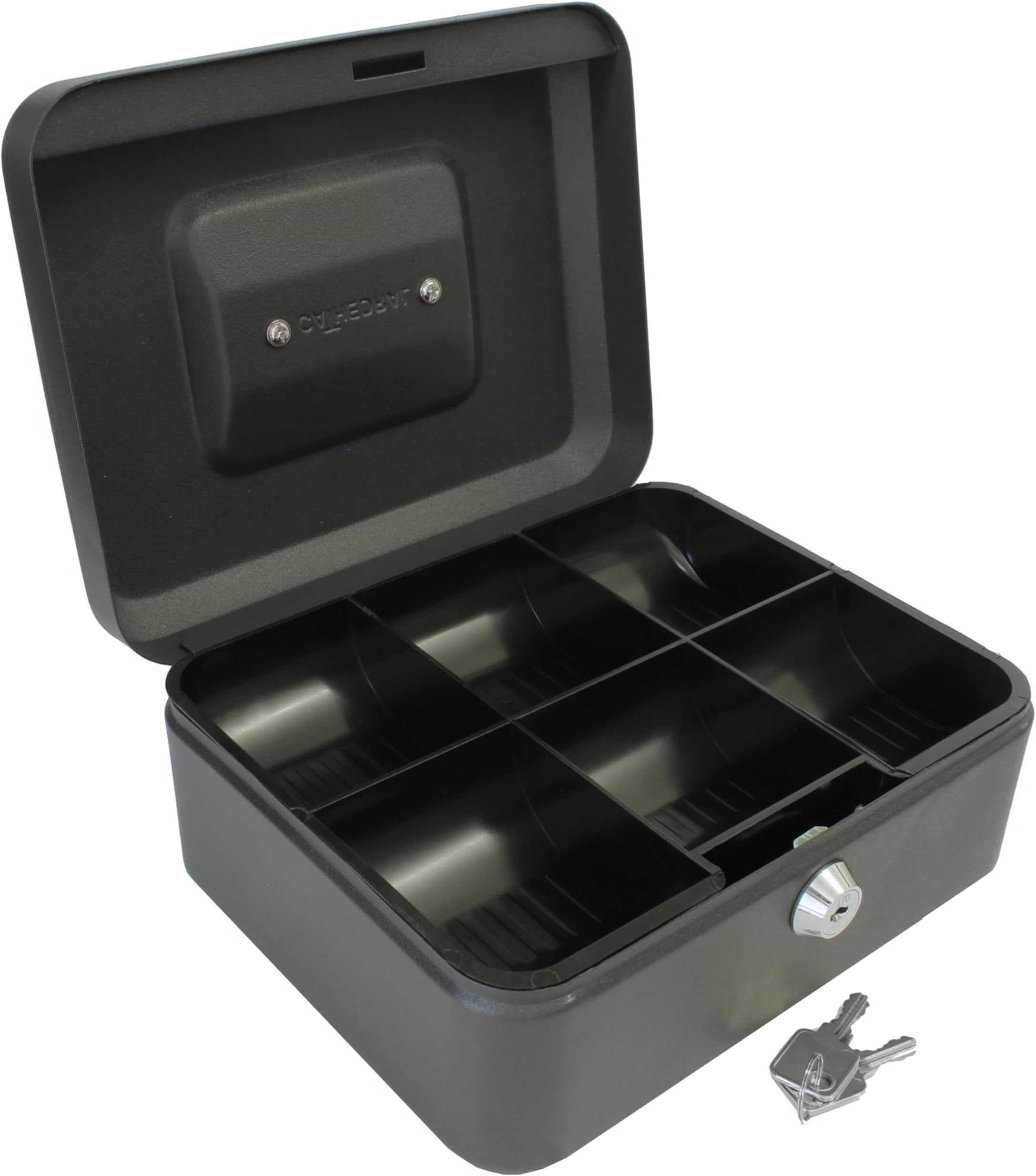 iGadgitz Home U7172 Petty Cash Box with Keys and Coin Tray, Petty Cash ...