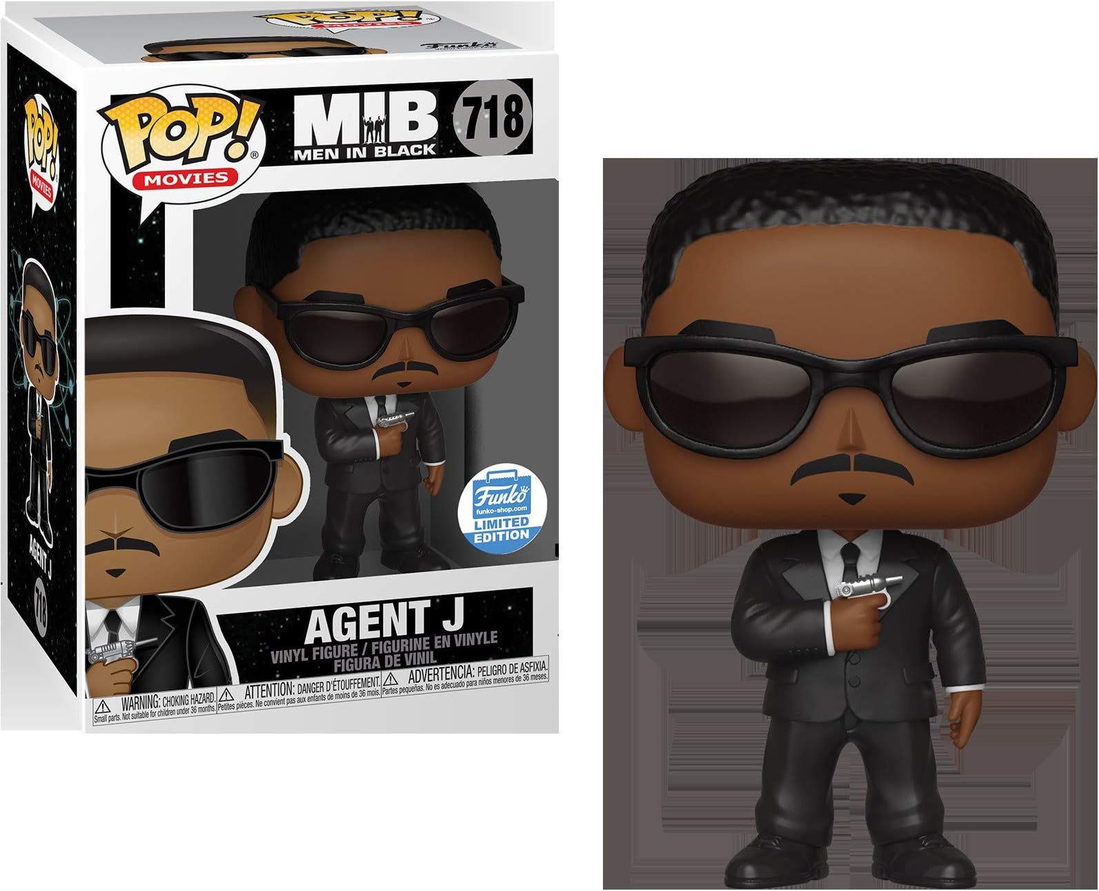 Amazon.com: Funko Men in Black - Agent J Pop Movies Limited Edition ...