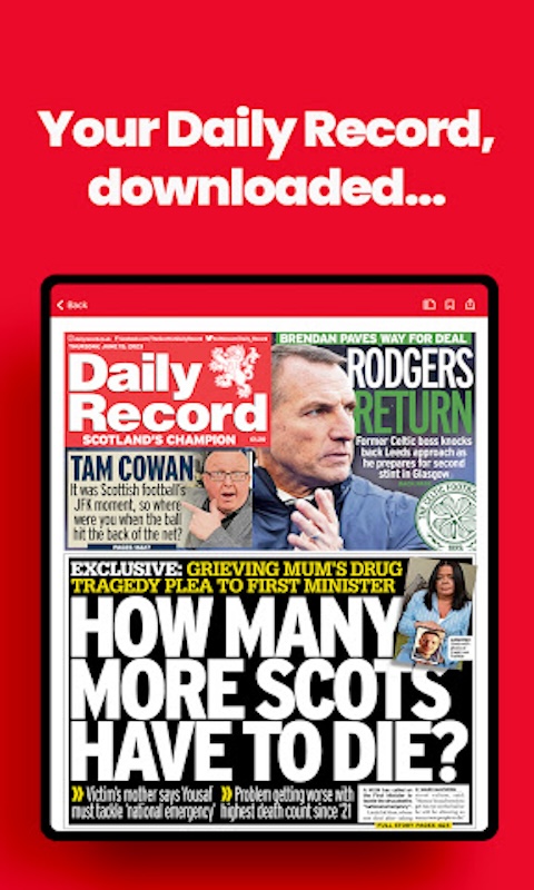 DAILY RECORD NEWSPAPER (Kindle Tablet Edition) - App on the Amazon Appstore