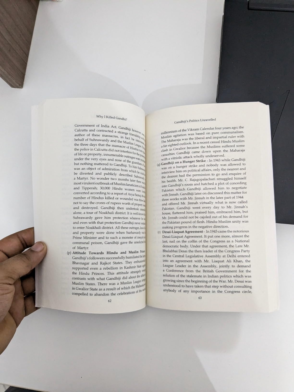 Why I Killed Gandhi : Nathuram Godse: Amazon.in: Books