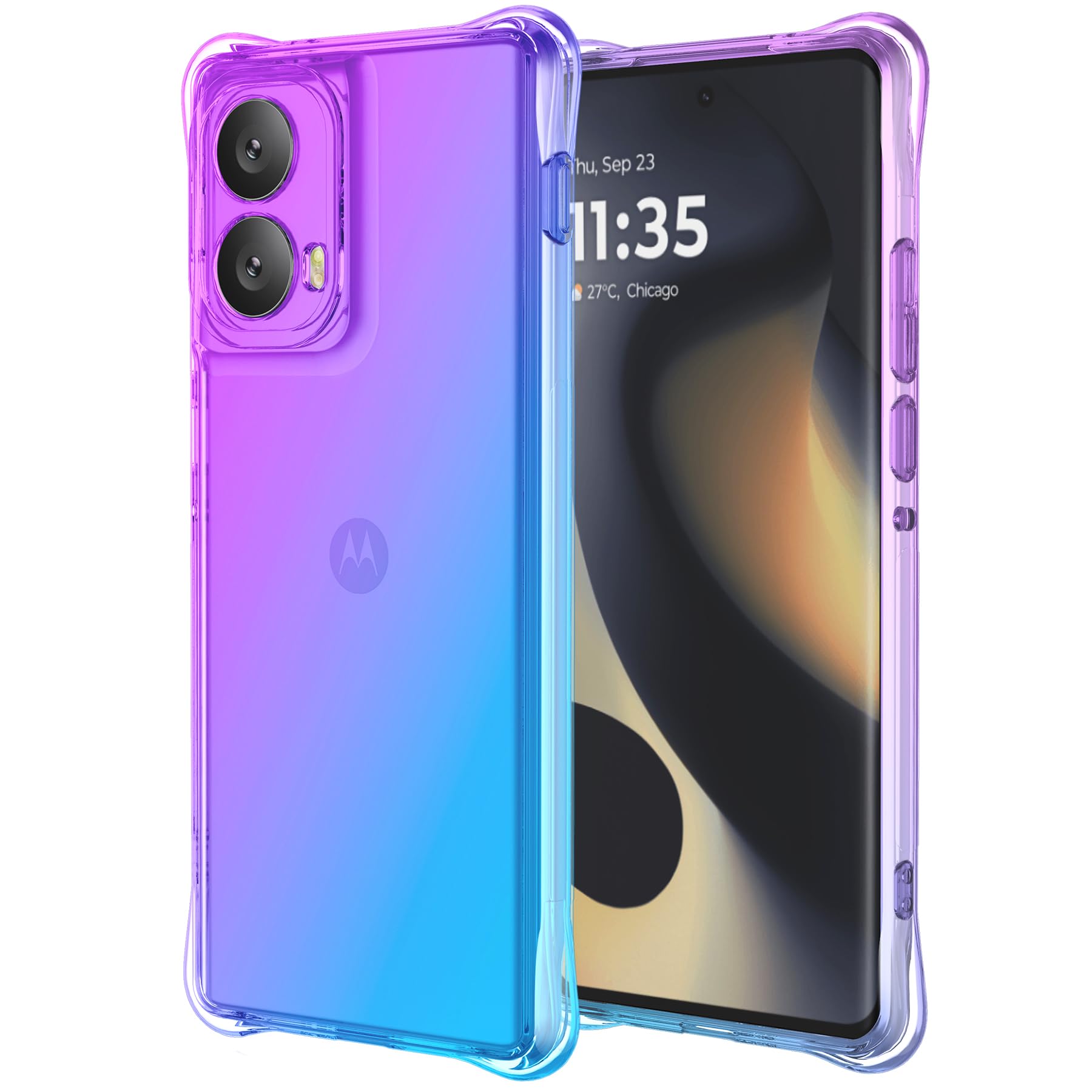 Amazon.com: for Motorola Edge 2024 Case: Women Girls Reinforced Corners ...