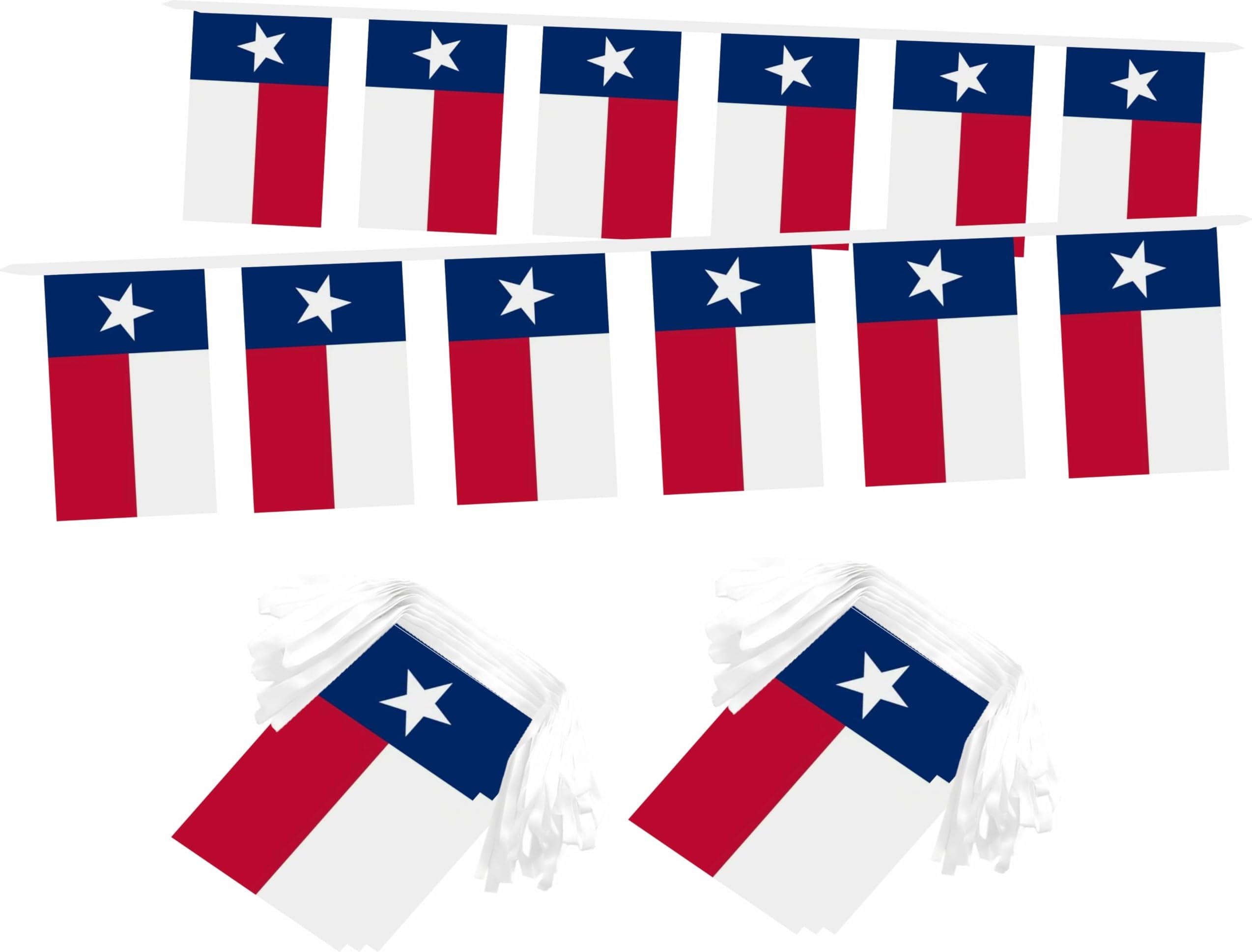 Amazon.com: Jute Burlap Texas Lone Star State Flag Banner for Garden ...