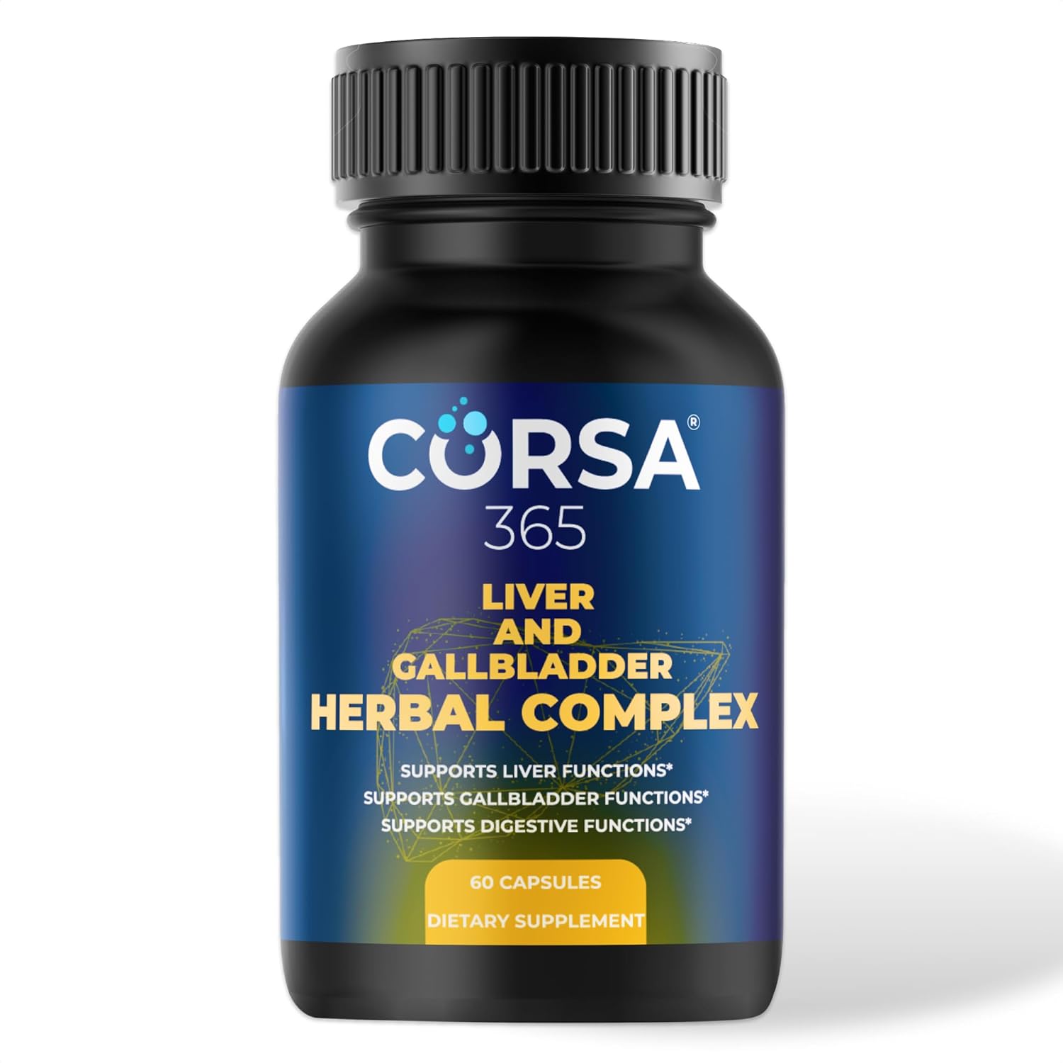 Amazon.com: CORSA365 Liver Health and Gallbladder Support Formula ...