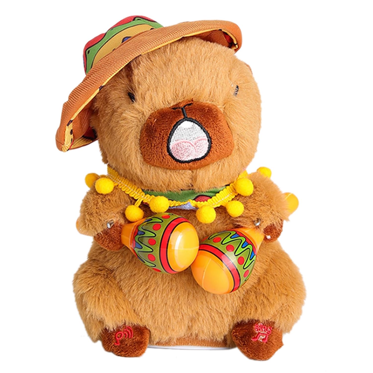 MILEGI Talking Capybara Plush Toy, Interactive Dancing Stuffed Animal ...