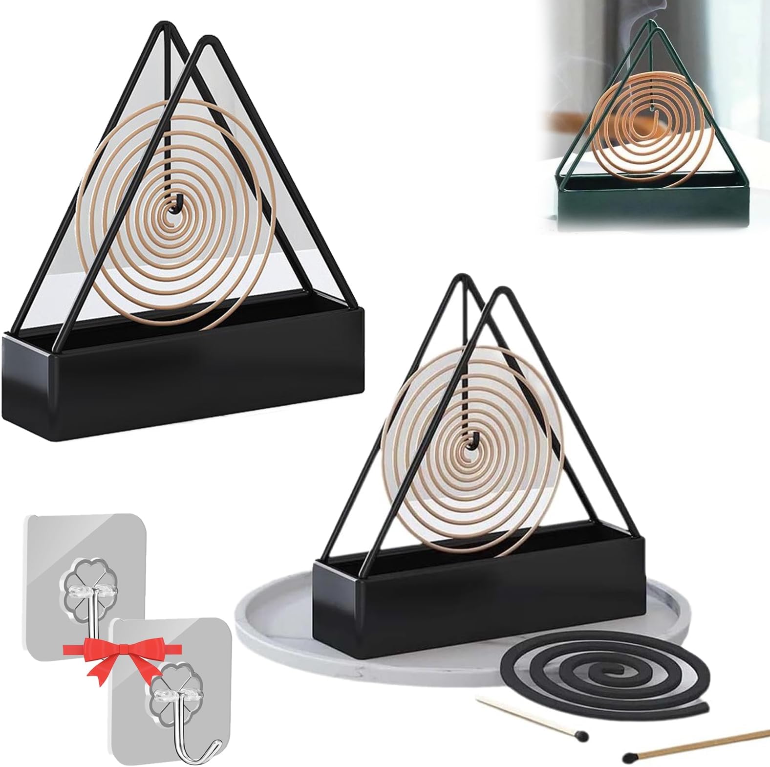 Amazon.com: Mosquito Coil Holder, Coil Insense Burner Mosquito Coil ...