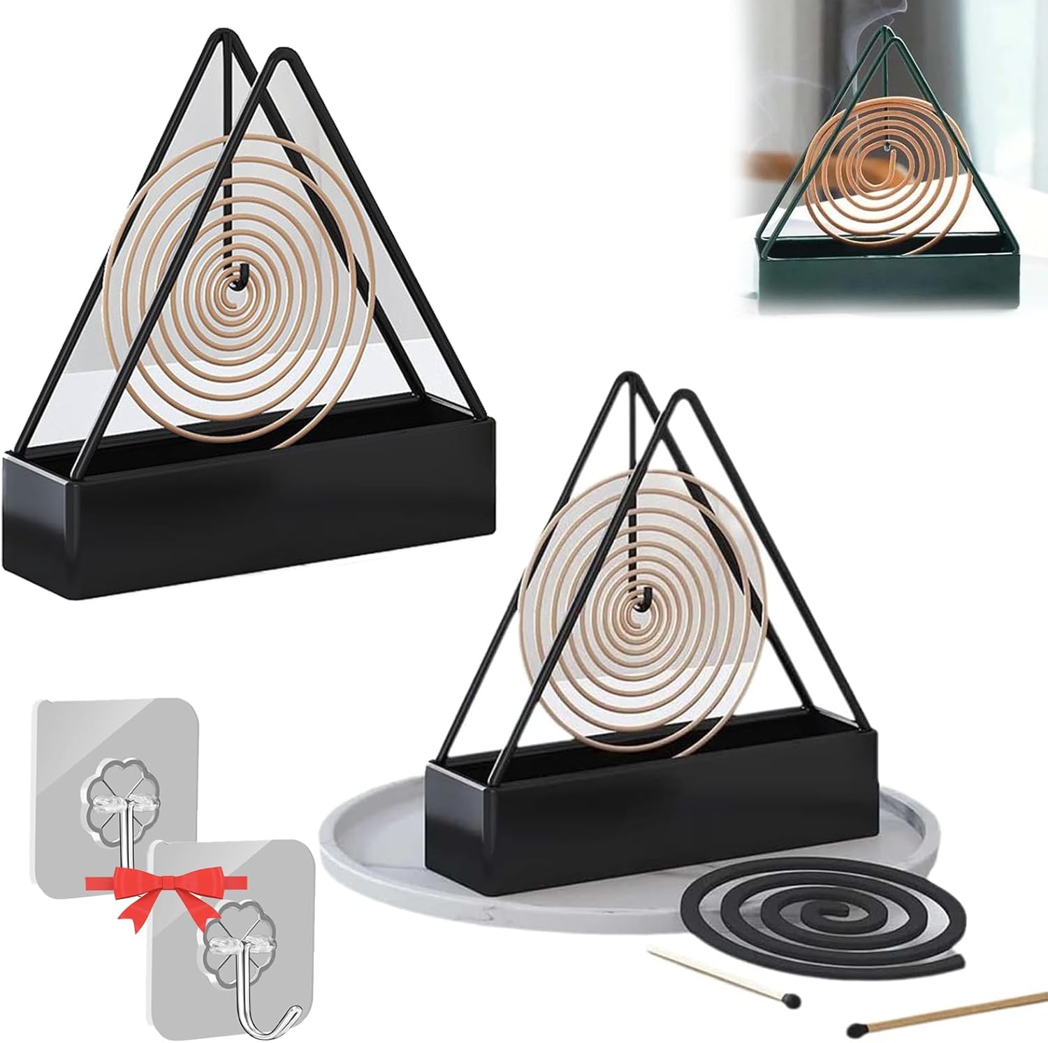 Amazon.com: Stadsweg Mosquito Coil Holder, Coil Insense Burner Mosquito ...