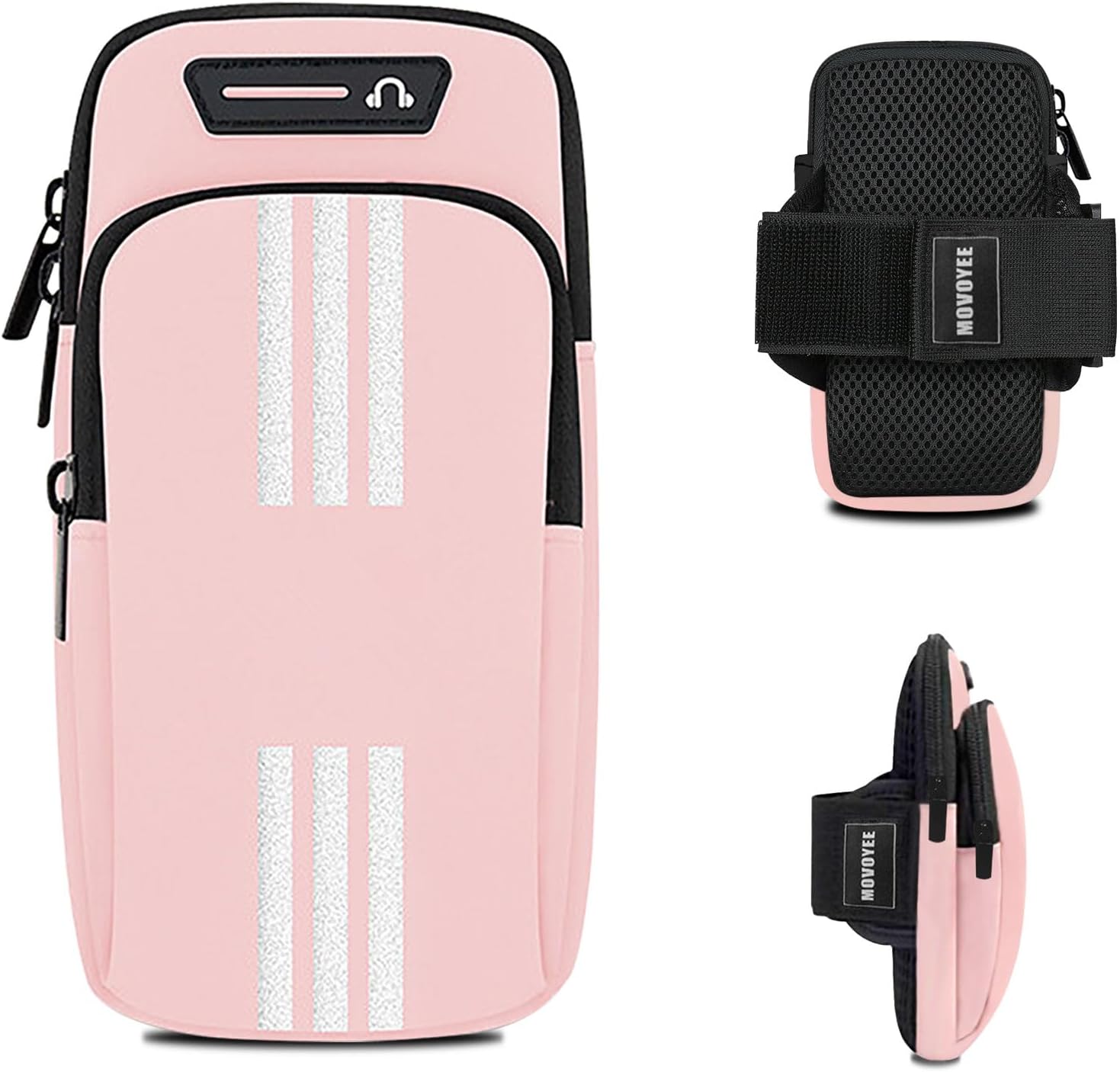 Amazon.com: MOVOYEE Phone Holder for Running Armband iPhone 11 12 13 14 ...