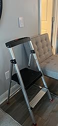 Amazon.com: Rubbermaid 3-Step Ladder, Aluminum Lightweight Folding Step ...