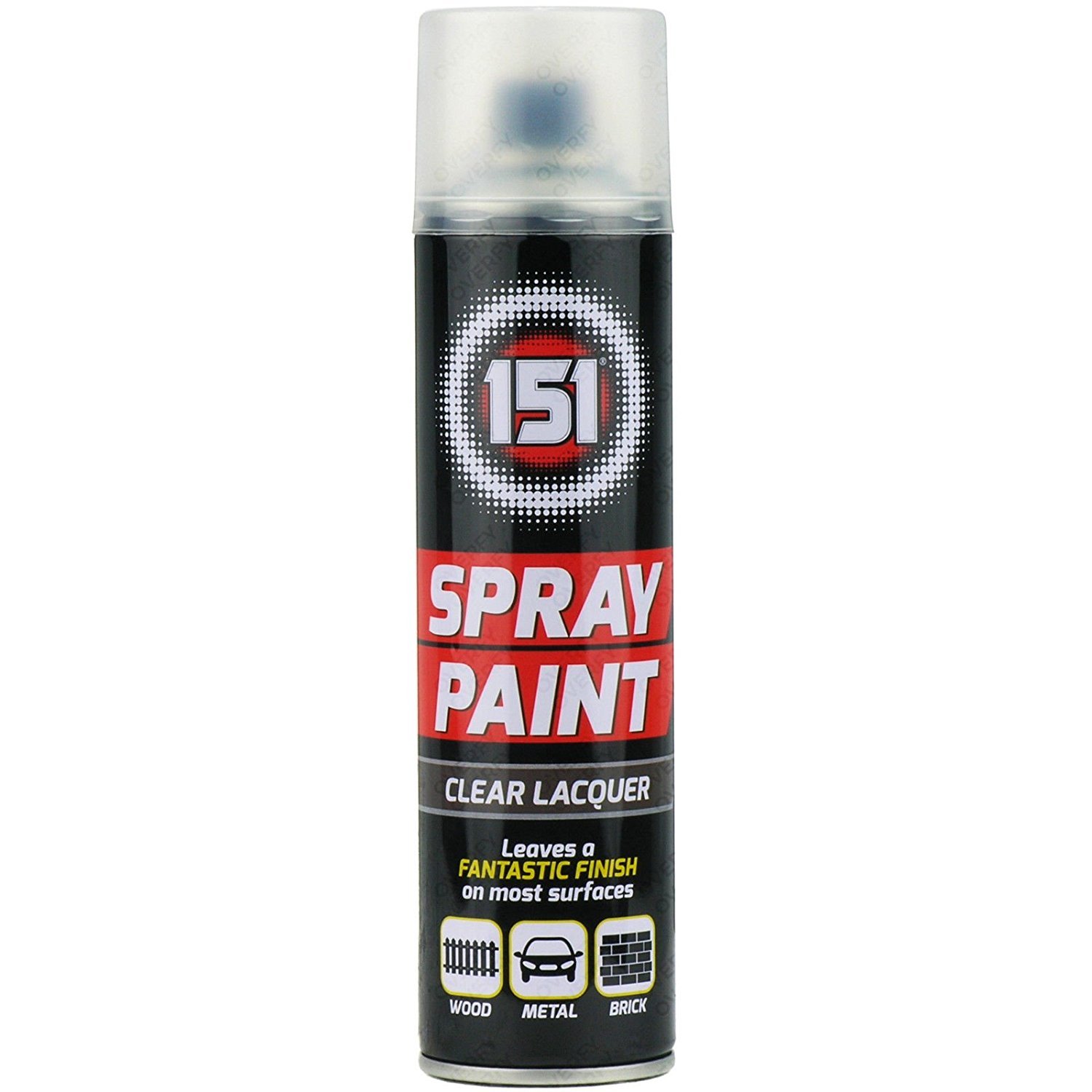 151 Clear Lacquer Multi-Purpose Aerosol Spray Paint 250ml (2 Pack ...