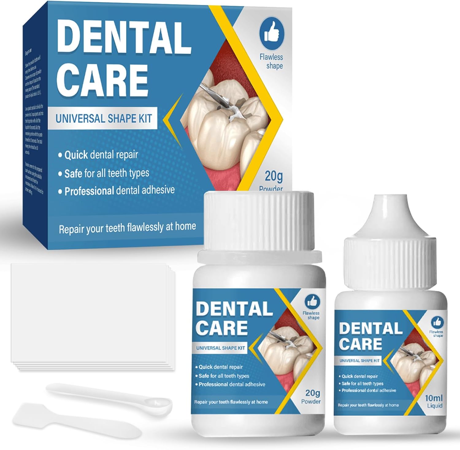 Tooth Filling Repair Kit, Tooth Repair Kit, Dental Tools Filling Kit ...