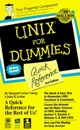 Buy Unix For Dummies, Qr, 2e (For Dummies Quick Reference) Book Online ...
