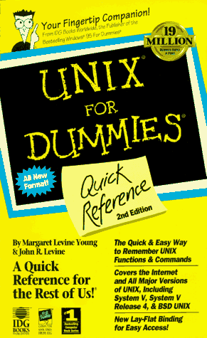 Buy Unix For Dummies, Qr, 2e (For Dummies Quick Reference) Book Online ...