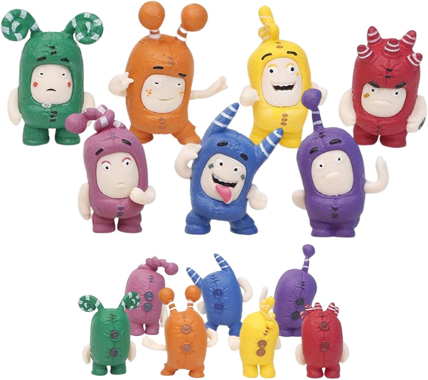 Oddbod Plush Toys 7PCS, Figure Toys Dolls Mini Model Toy Action Figures ...