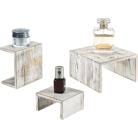 Amazon.com: MyGift Tabletop Torched Wood Nesting Decorative Display ...