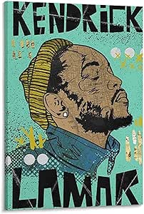 Amazon.com: Generic Rapper Kendrick Poster Lamar Retro Poster For ...