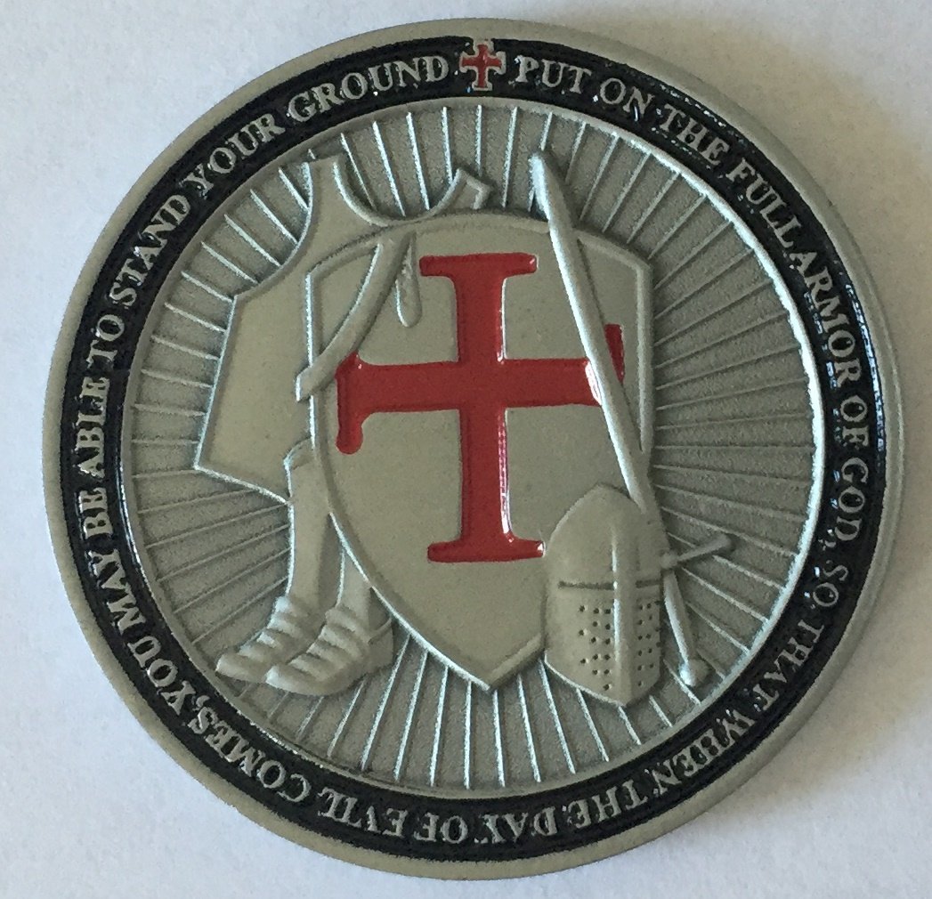 Armour Of God Coin Commemorative Coin Seeking Guidance And Strength ...