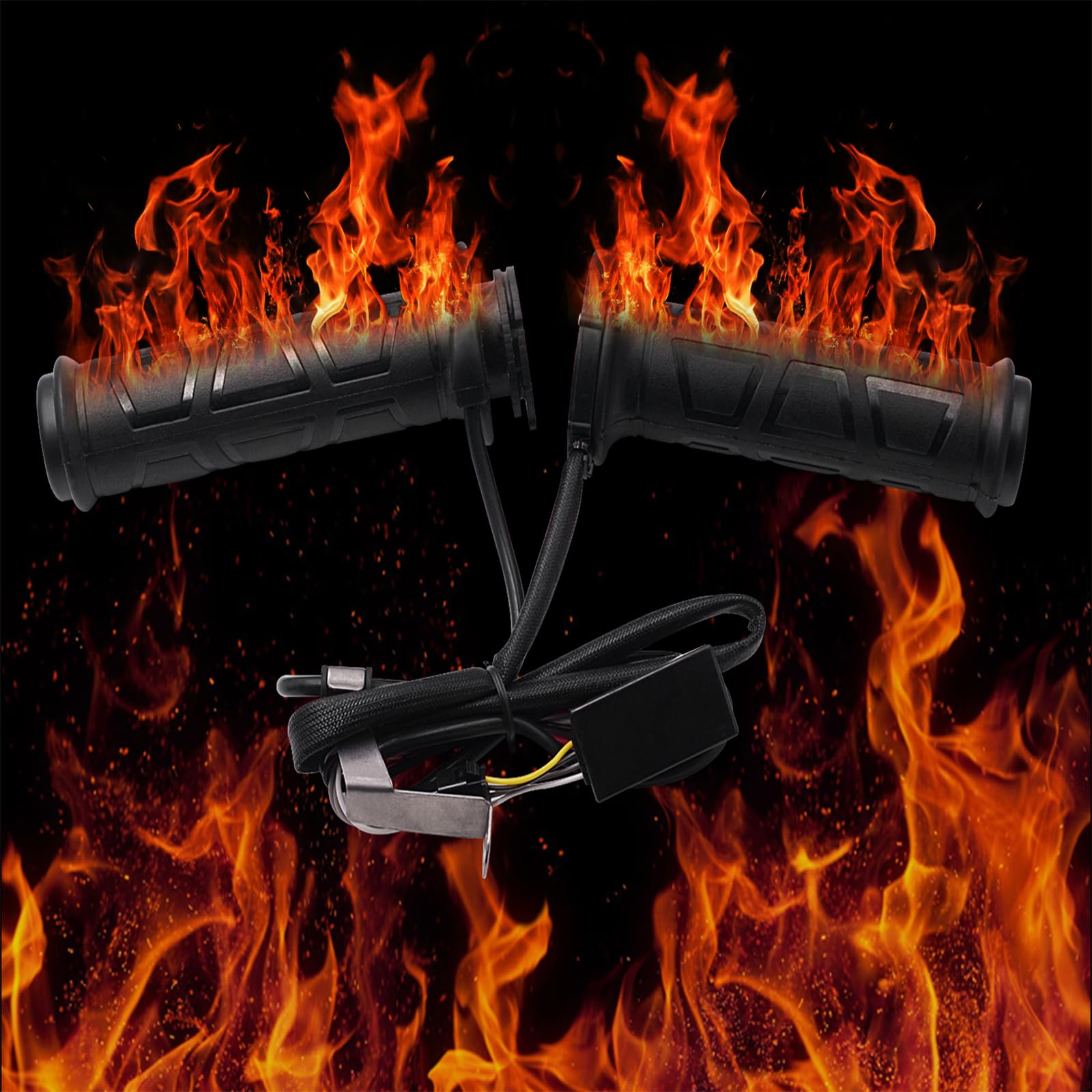 Amazon.com: OXWIND Heated Grips for Motorcycle, 12V Motorcycle Grip ...