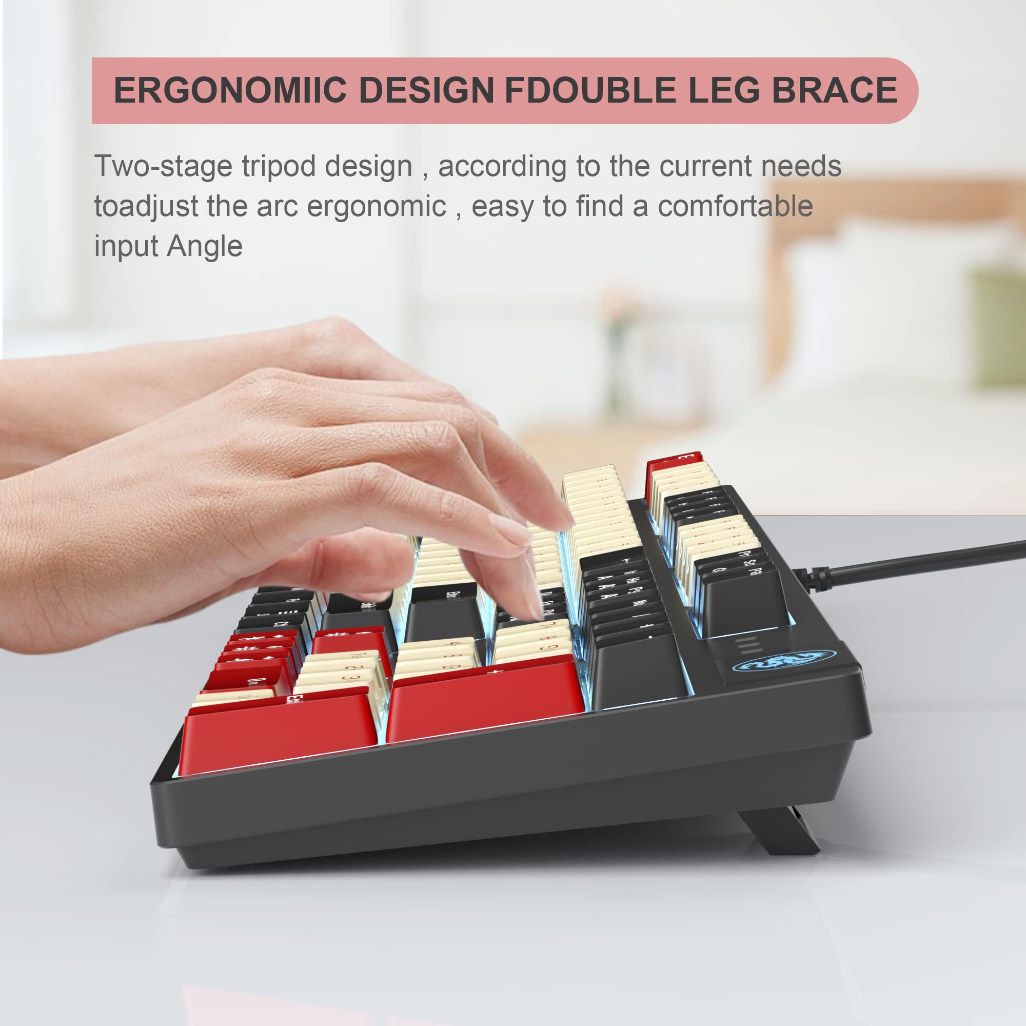 Snapklik.com : MageGee Mechanical Gaming Keyboard MK-Armor LED Blue ...