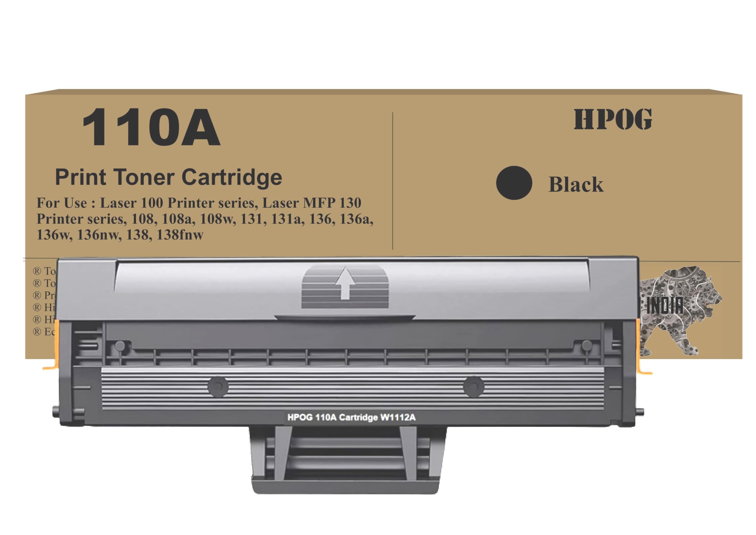 HPOG 110A Toner Cartridge for H P 110A / W1112A for use in Laserjet ...