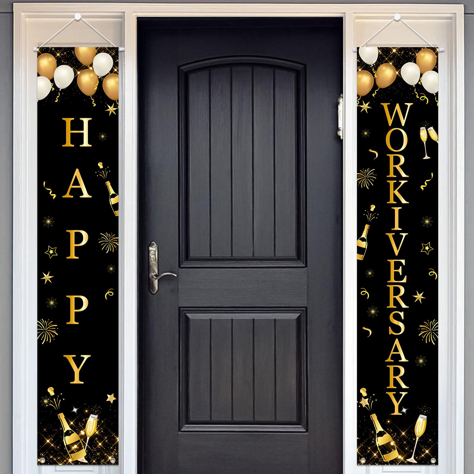 Amazon.com: Funmemoir Work Anniversary Decorations, Happy Workiversary ...