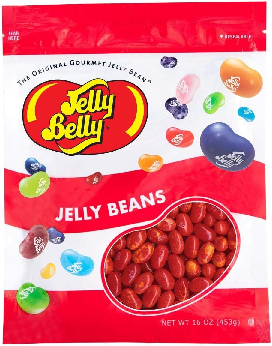 Amazon.com : Jelly Belly Cinnamon Jelly Beans - 1 Pound (16 Ounces ...