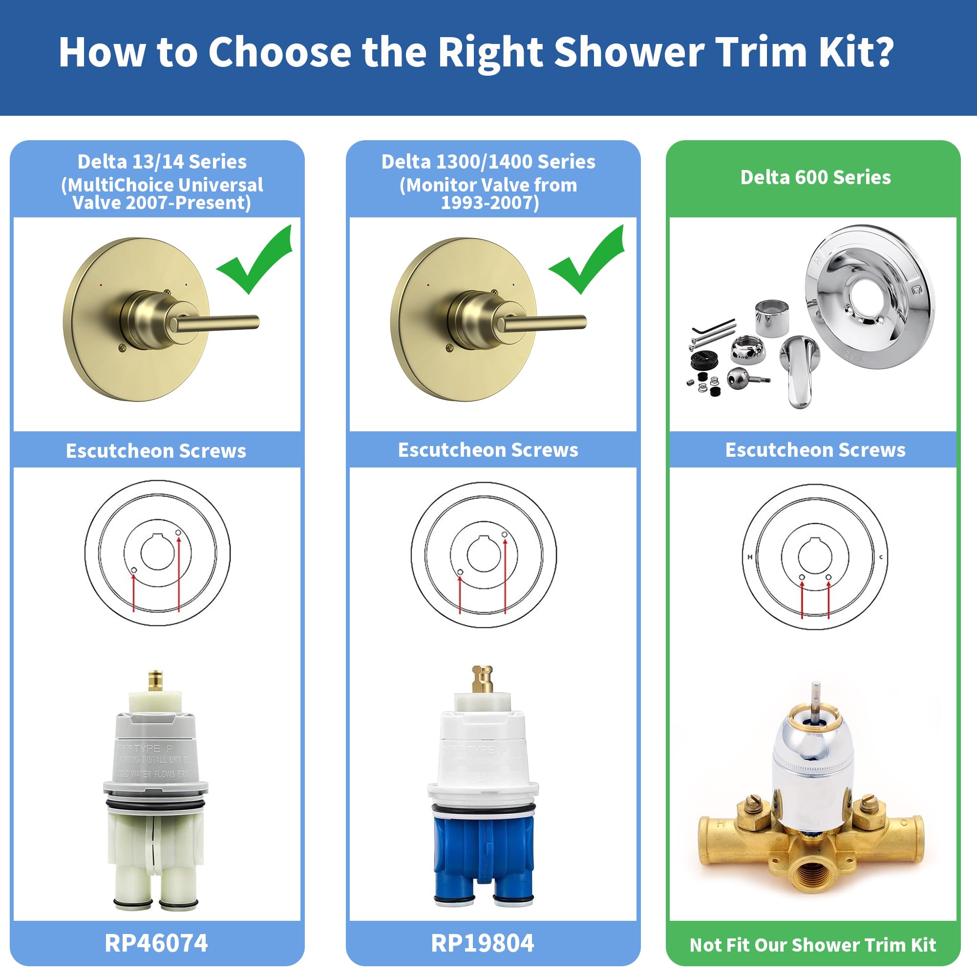 Snapklik.com : Replacement For Delta Faucet Trinsic 14 Series Single ...