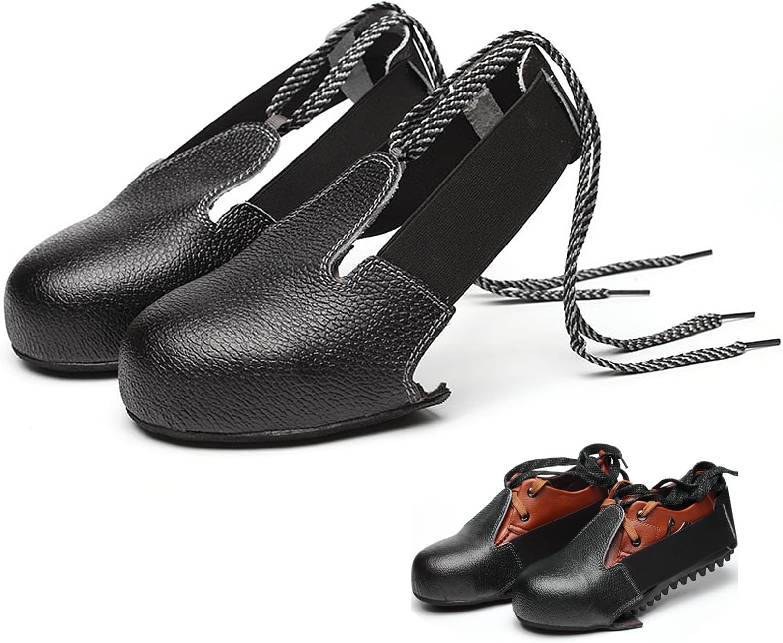 Steel Toe Cap Safety Shoe Covers, Workplace Shoe Cover with Adjustable ...