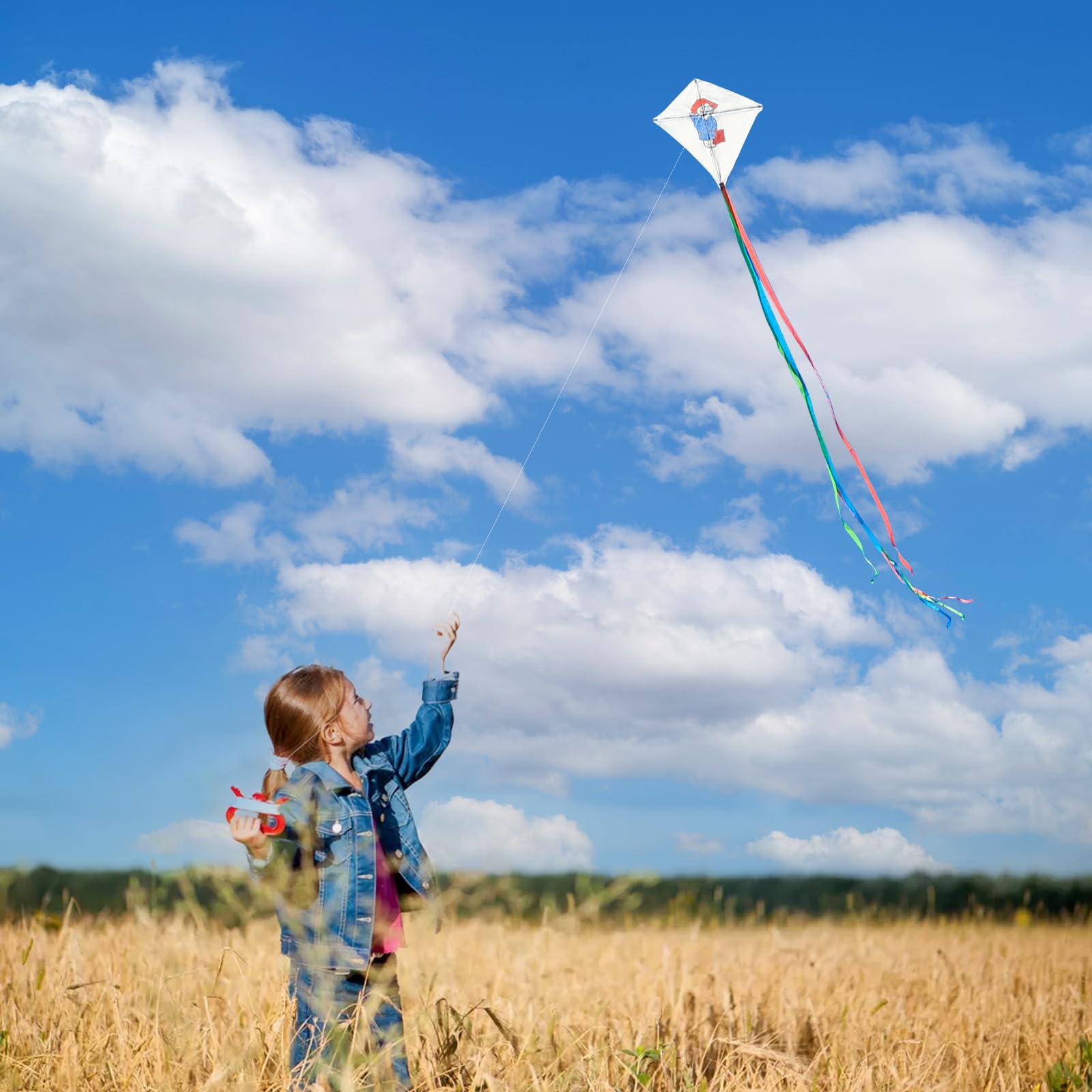 Snapklik.com : Kite Kits For Kids, Kite Decorating For Party, White ...