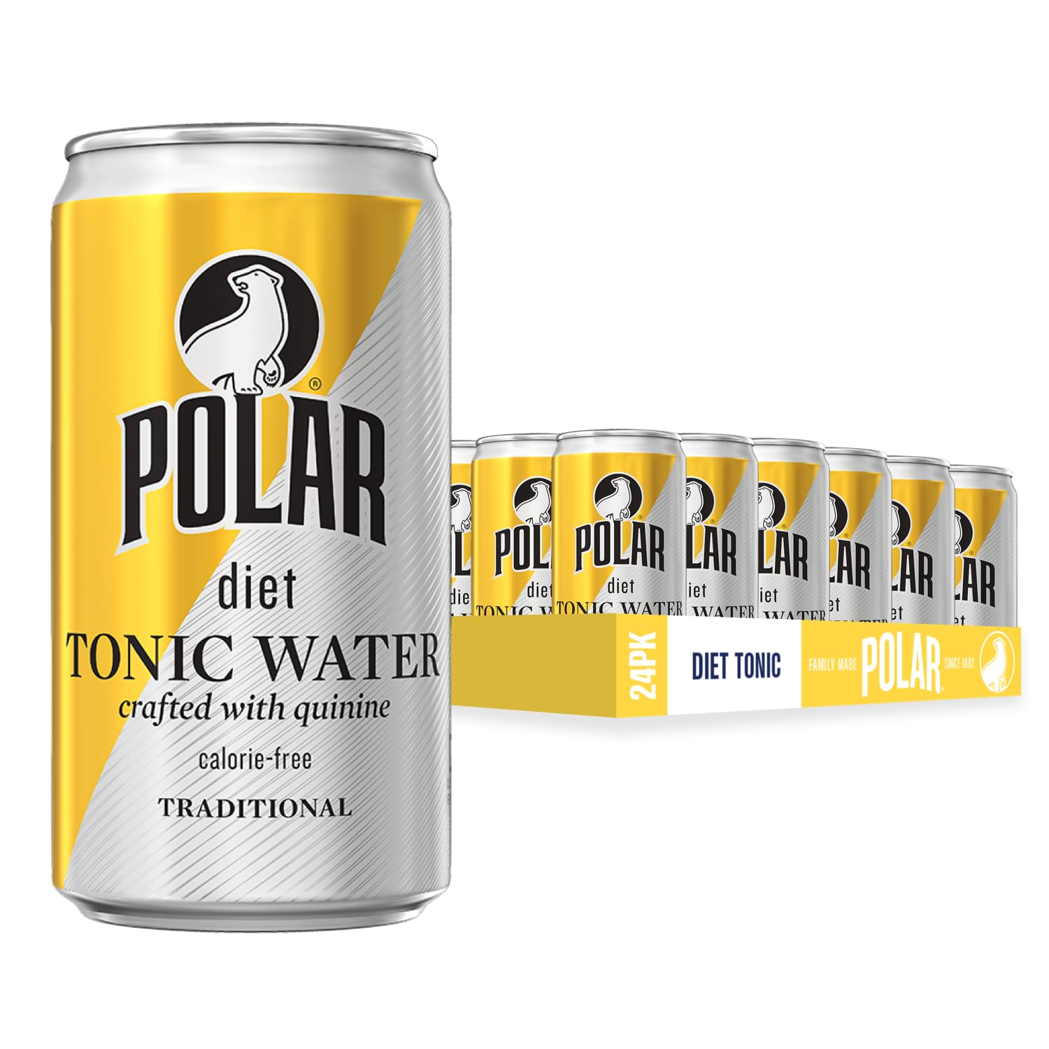 Snapklik.com : POLAR Diet Tonic Water - 24pk 7.5oz Cans Low-Calorie ...