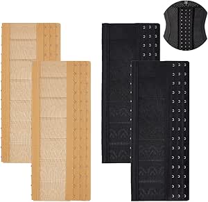 BENECREAT 4Pcs 2 Colours Elastic Corset Extender, Elastic Corset ...