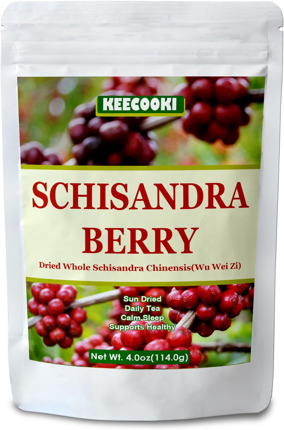 Amazon.com : Natural Dried Schisandra Berry, 4.0oz(113g), Whole ...