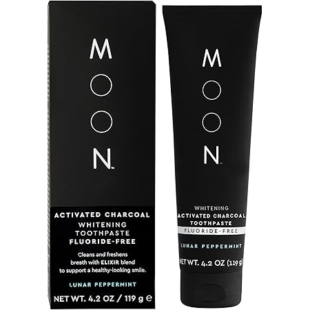Amazon.com: MOON Charcoal Whitening Stain Removal Toothpaste, Fluoride ...