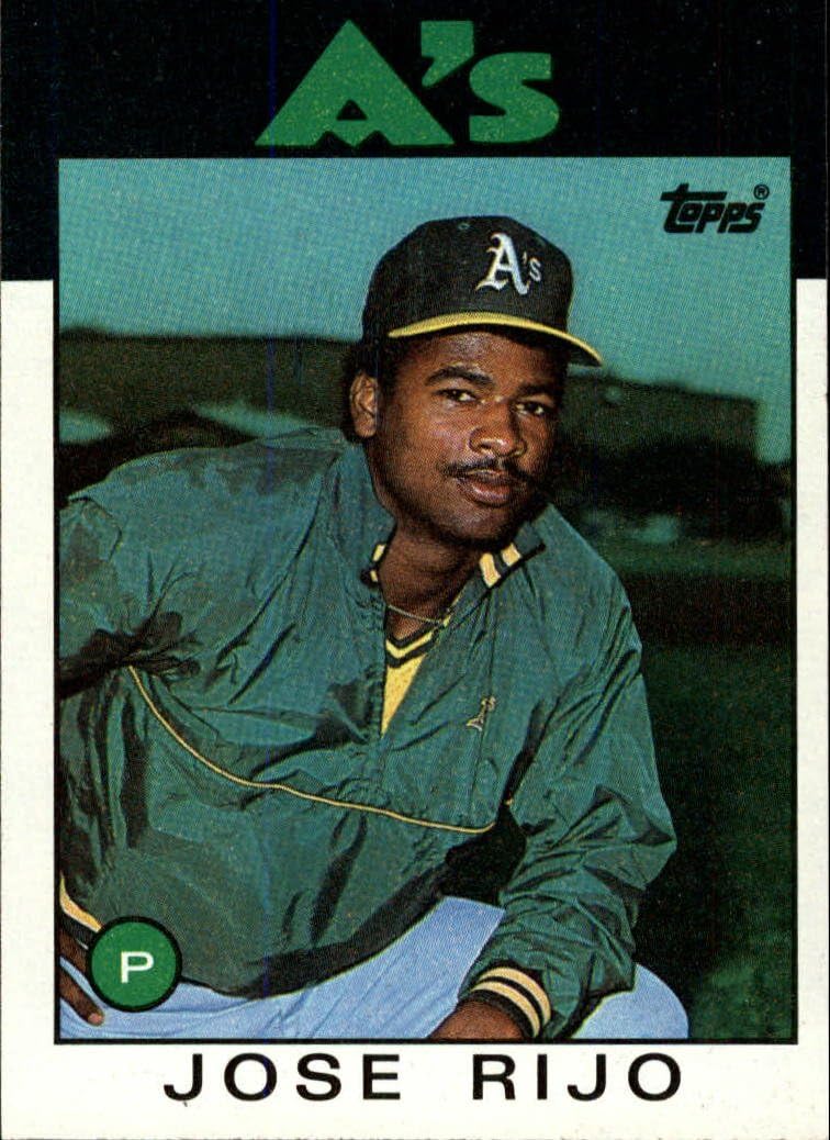 Amazon.com: 1986 Topps Baseball Card #536 Jose Rijo : Collectibles ...