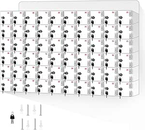 Amazon.com: 60-Slot Clear Acrylic Cell Phone Locker Box with Individual ...