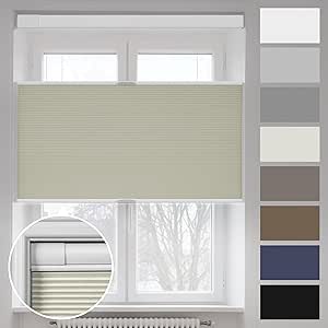 Amazon.com: Boolegon No Tools No Drill Shades for Windows,Modern Top ...