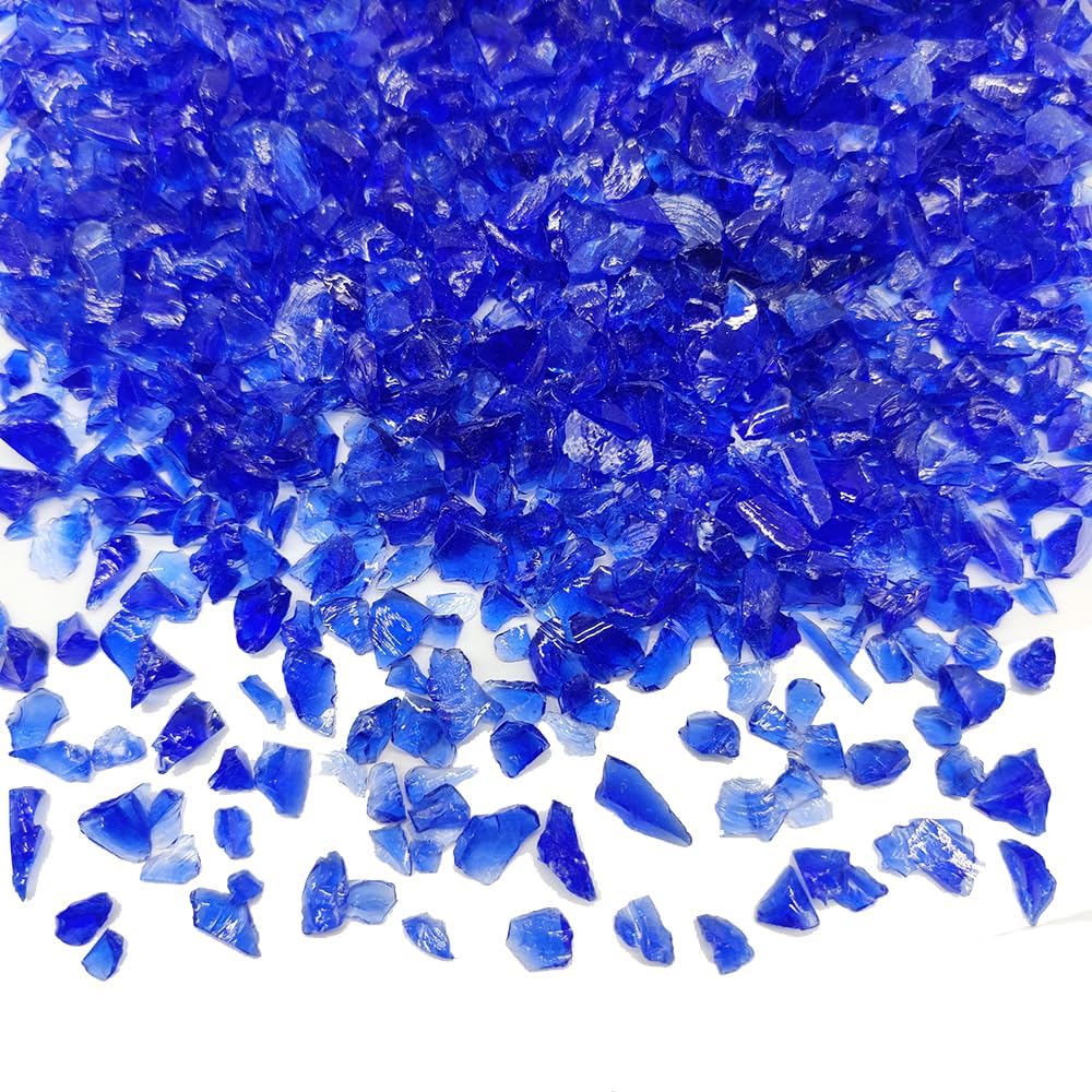 Amazon.com: Ocefeiyue Cobalt Blue Crushed Glass for Resin Art,Broken ...