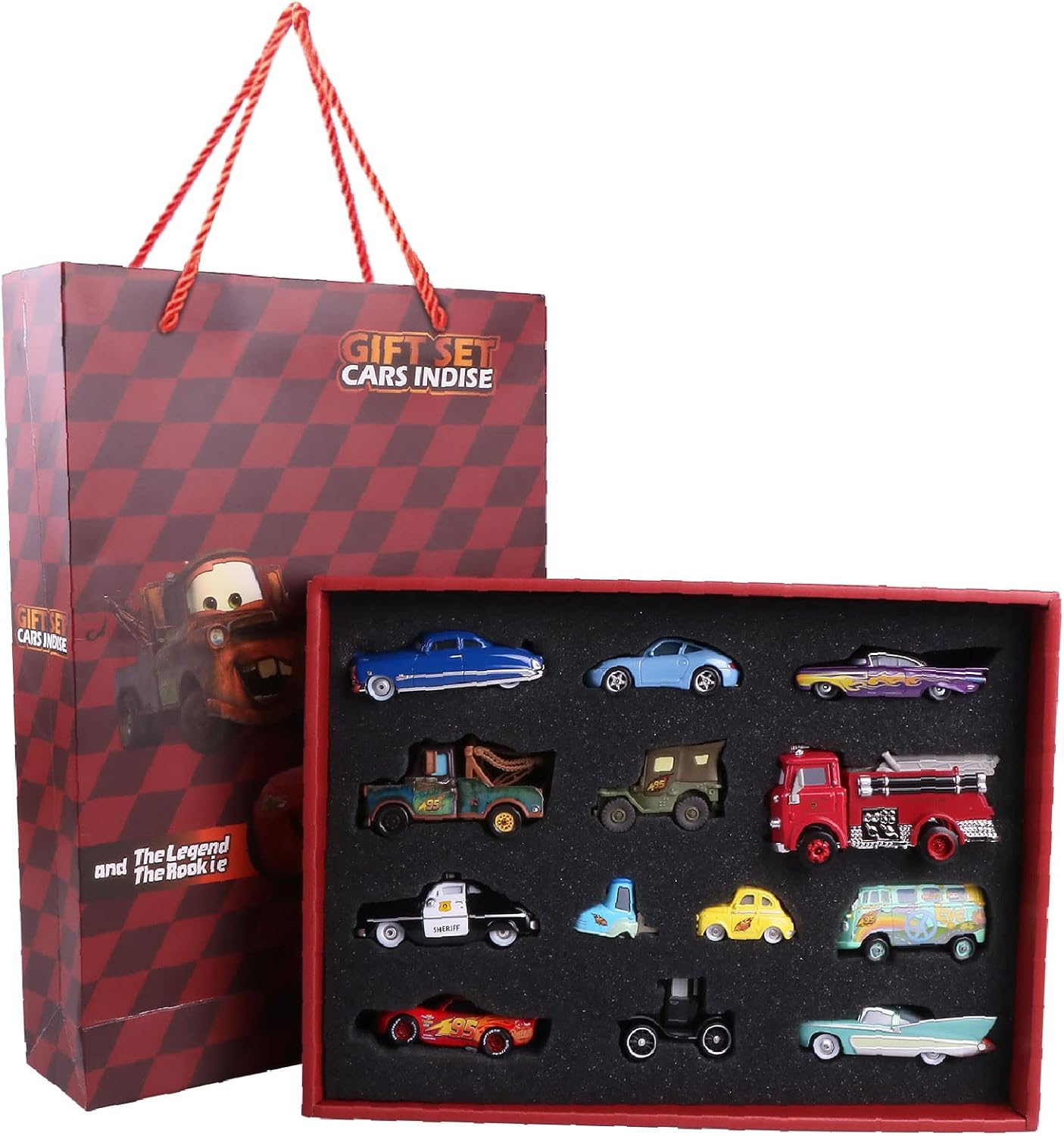 Amazon.com: Movie Cars 2 3 Lightning McQueen Mack Uncle Mater Chick ...