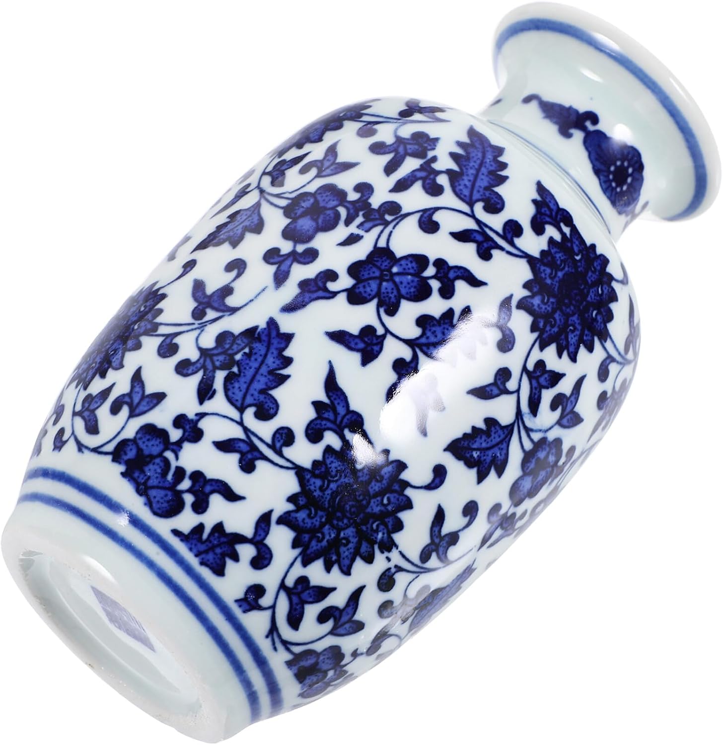 Amazon.com: ABOOFAN Small Blue and White Porcelain Vases Mini ...