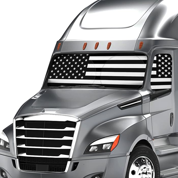 Buy Aiaabq Semi-Truck Sun Shade for Windshield and Side Window,240T UV ...